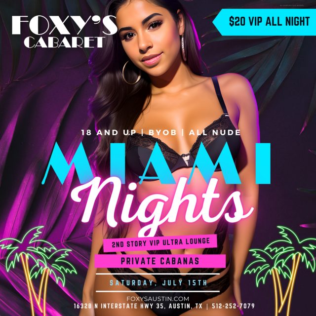 Foxy's Austin | Strip Club Events